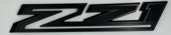 Chevrolet Silverado 1500 2019+ Front Quarter 'Z71' Badges Black ...