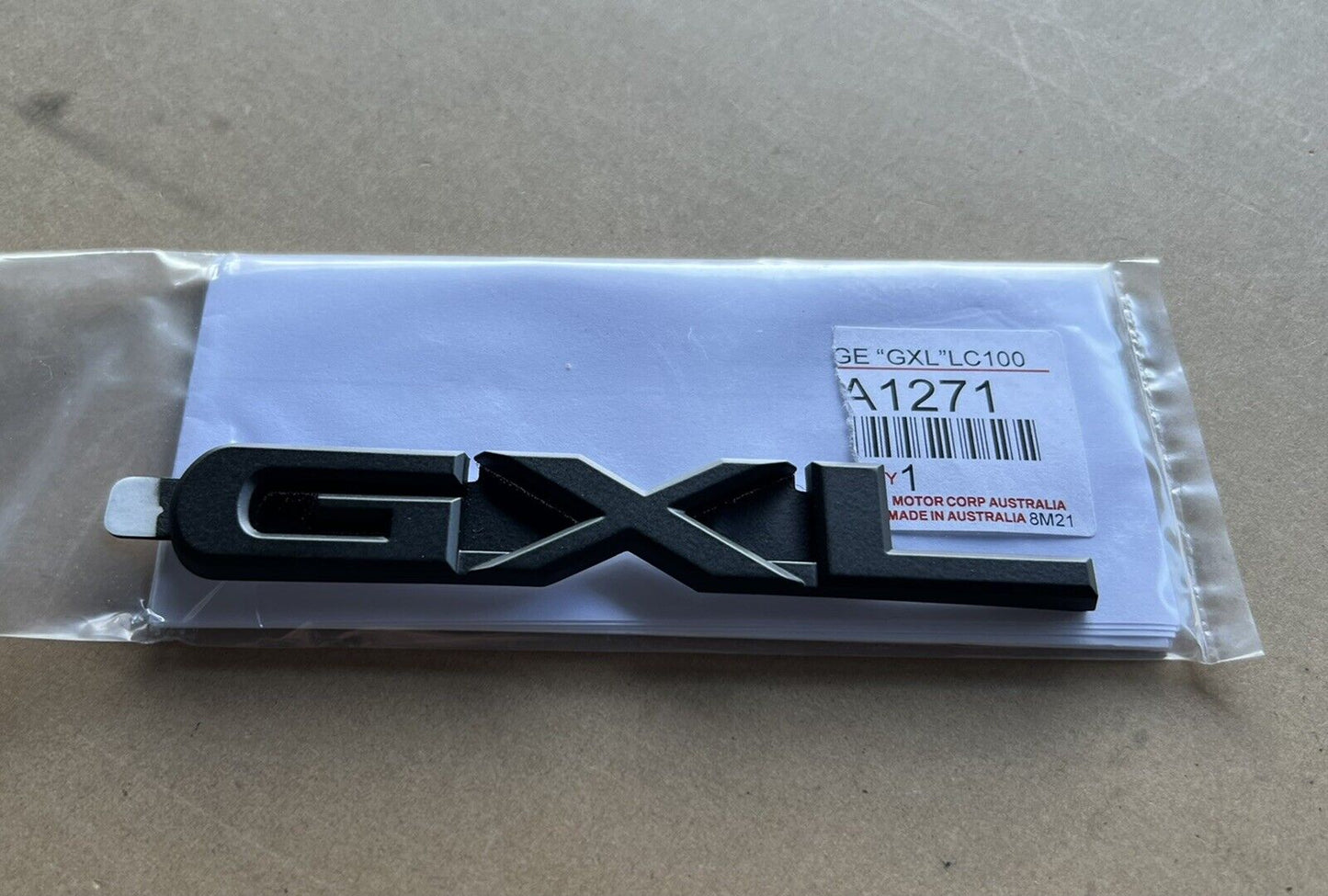 Toyota Landcruiser 200 Series - GXL Badge Matte Black – Complete ...